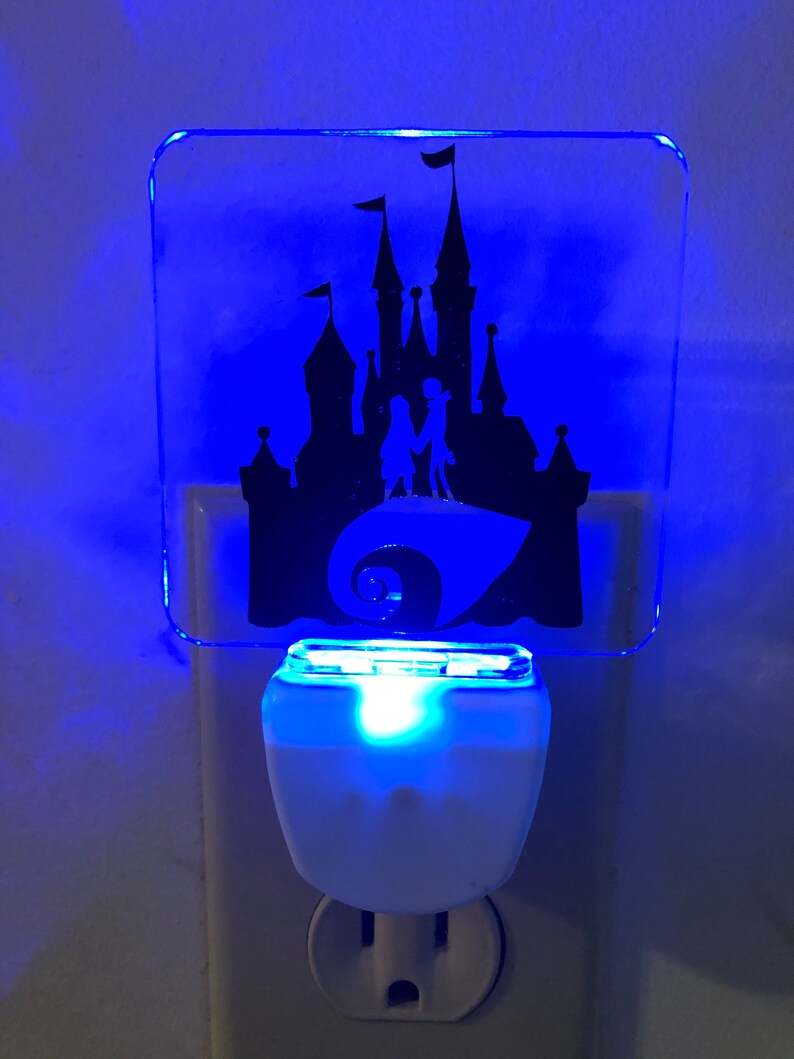 Jack and Sally Night Light Castle Night Light | Etsy