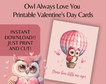 Owl Always Love You Printable Valentine's Bundle - Etsy