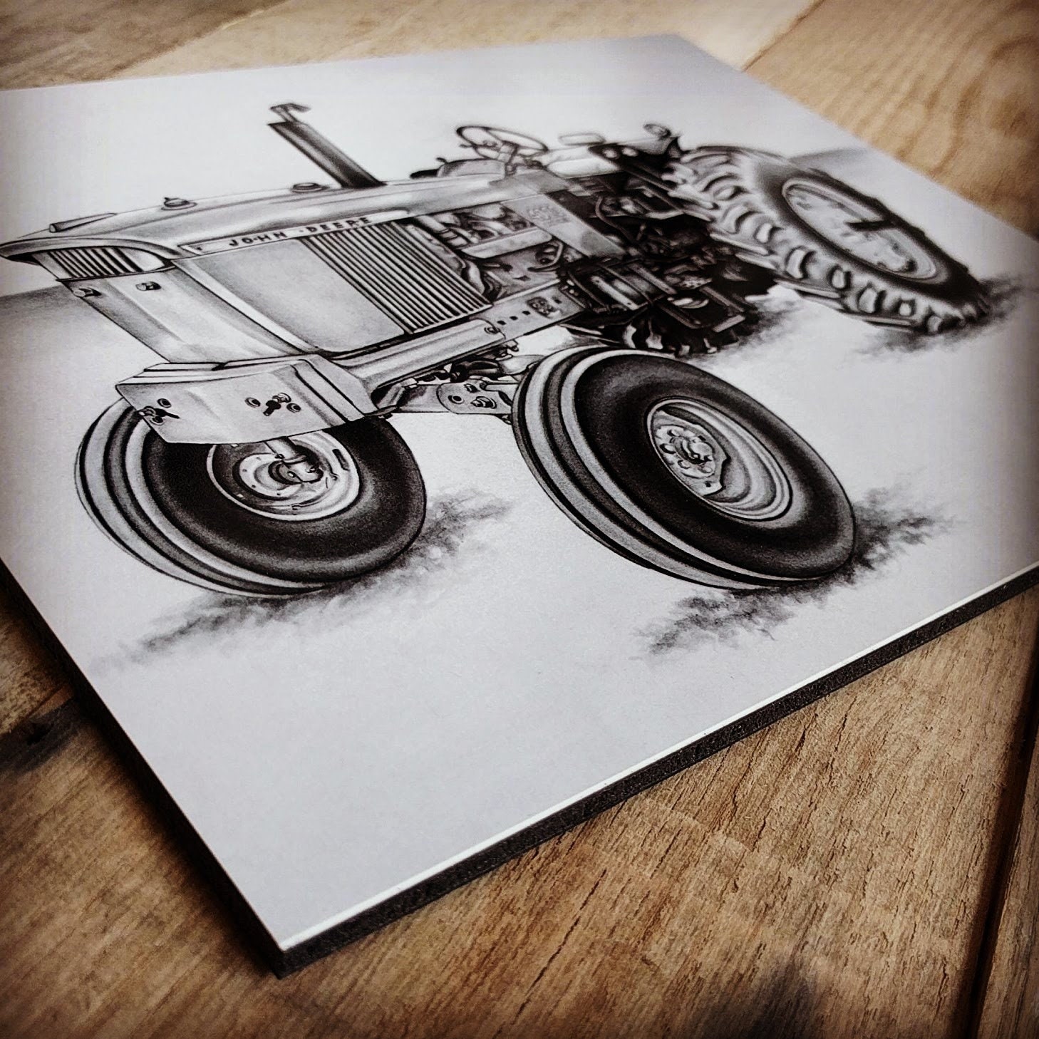 8x10 John Deere 4020 Print Pencil Drawing - Etsy Canada