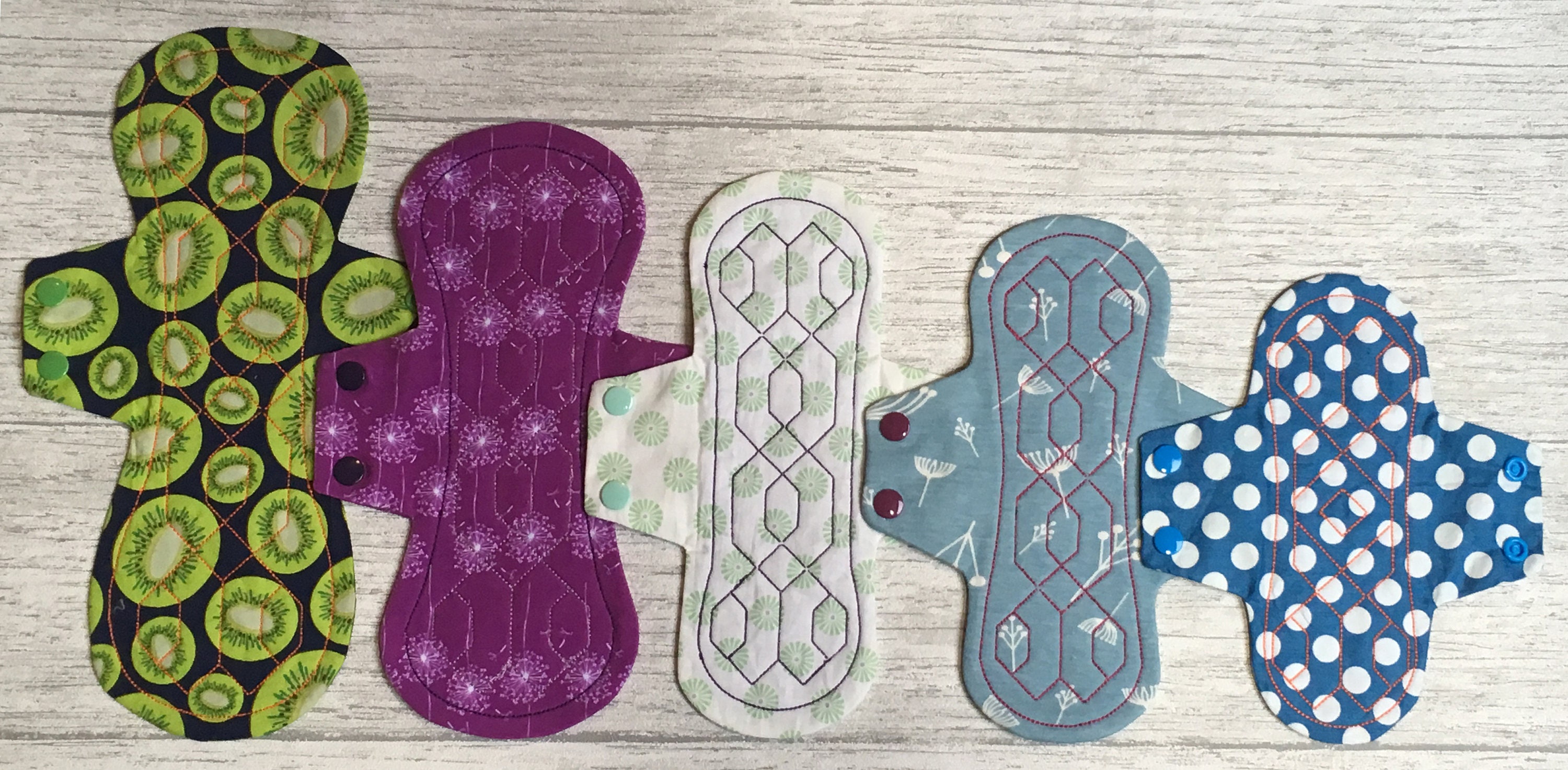 Digital Embroidery Files - CSP Cloth Sanitary Pads - Geometric Heart ...