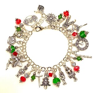 Nutcracker Inspired Charm Bracelet, Christmas Bracelet, Nutcracker ...