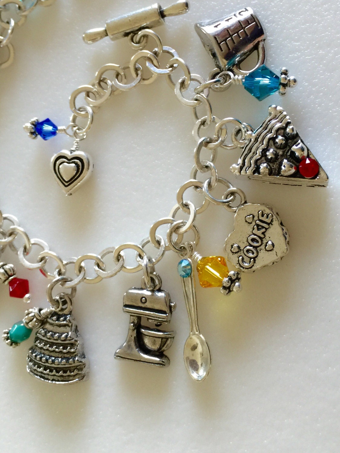 Baker's Charm Bracelet luv to Bake Charm - Etsy