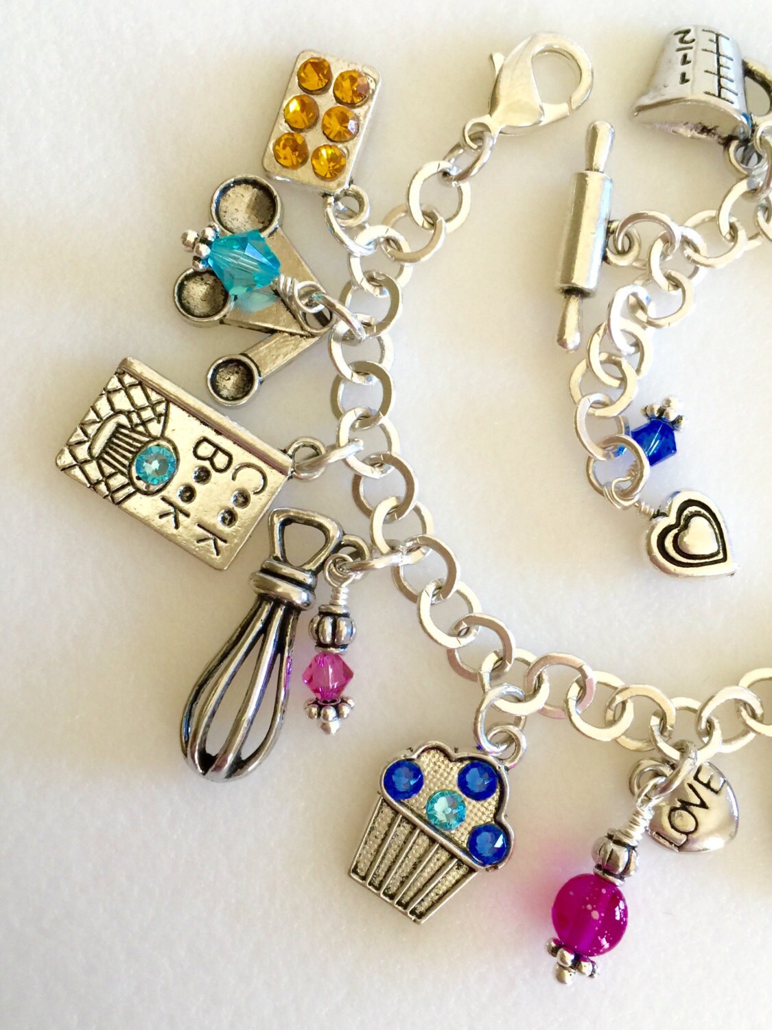 Baker's Charm Bracelet luv to Bake Charm - Etsy