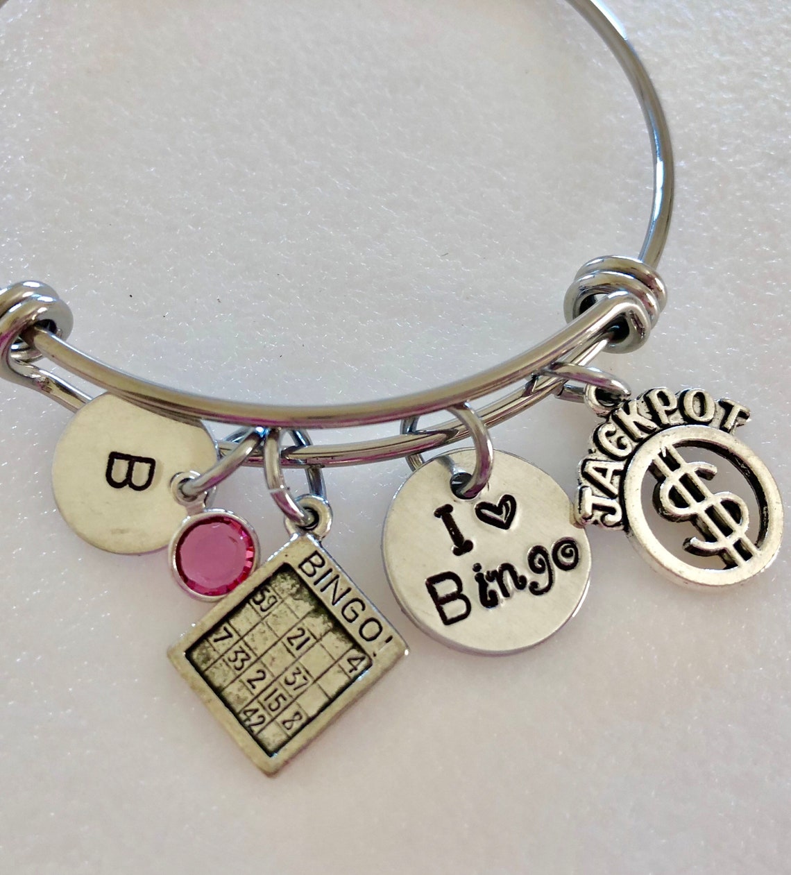 Bingo Bangle Bingo Lover Bingo Grandma Bingo Charm | Etsy