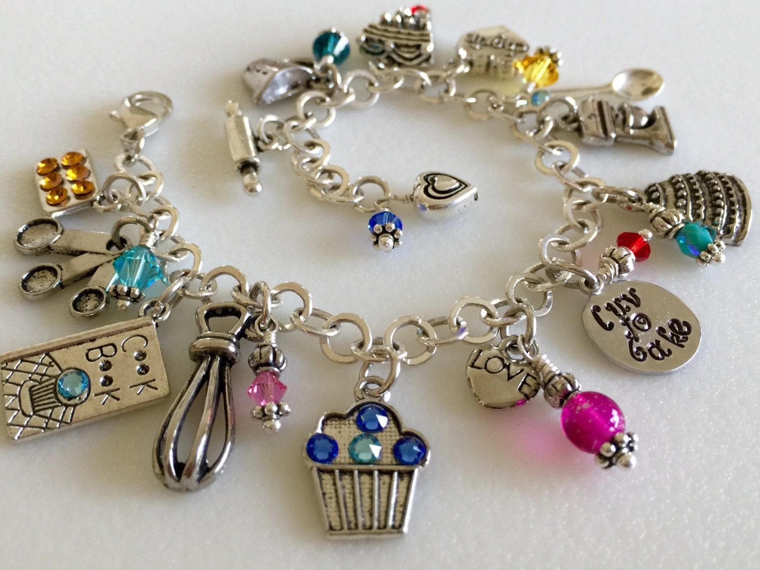 Baker's Charm Bracelet luv to Bake Charm - Etsy