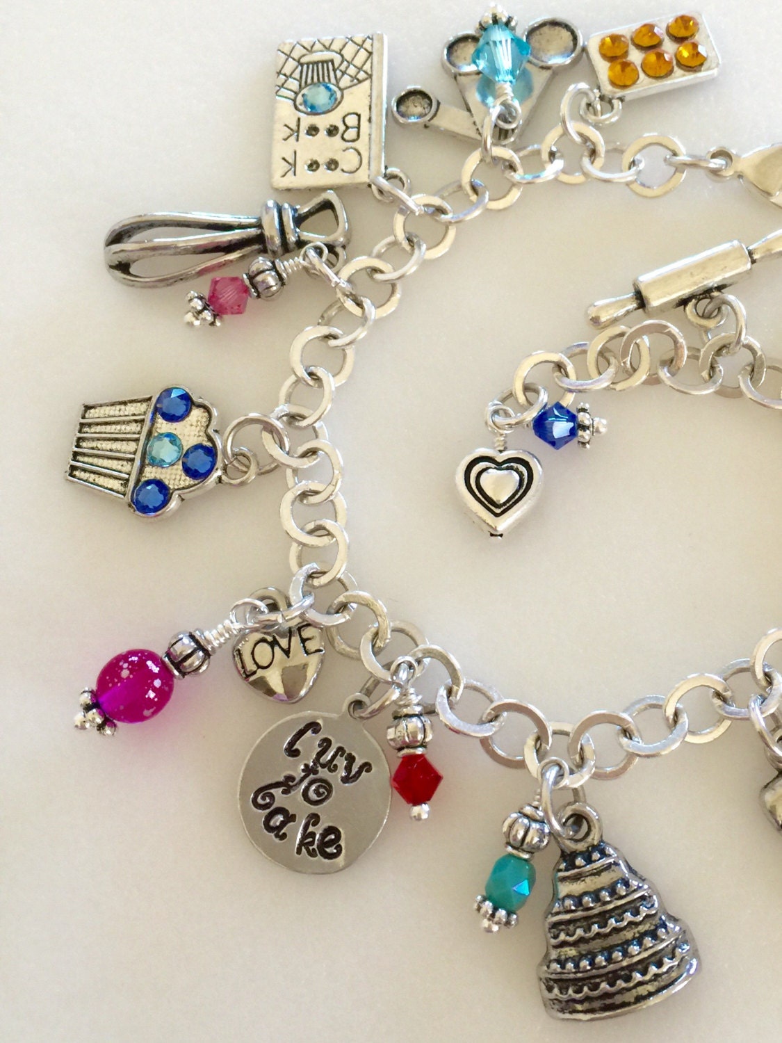 Baker's Charm Bracelet luv to Bake Charm - Etsy
