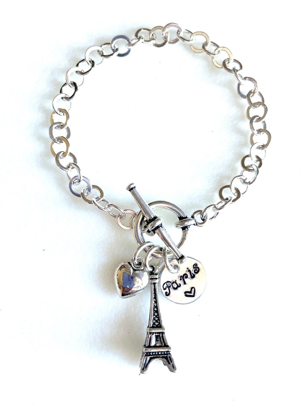 Paris Bracelet, Eiffel Tower Bracelet, I Love Paris, Paris Vacation ...