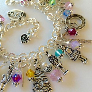Nutcracker Inspired Charm Bracelet, Christmas Bracelet, Nutcracker ...