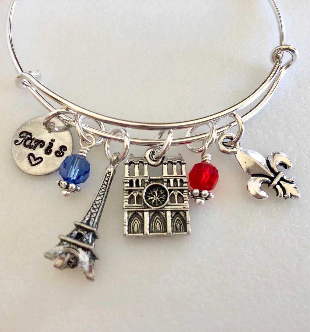 Notre Dame Cathedral Bangle, Notre Dame De Paris, Eiffel Tower Bangle ...