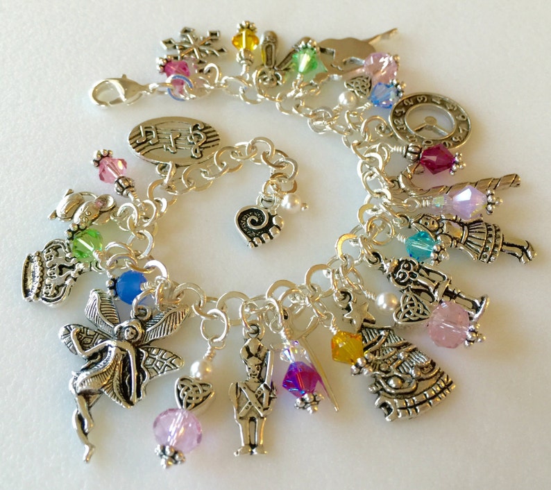 Nutcracker Inspired Charm Bracelet, Christmas Bracelet, Nutcracker ...