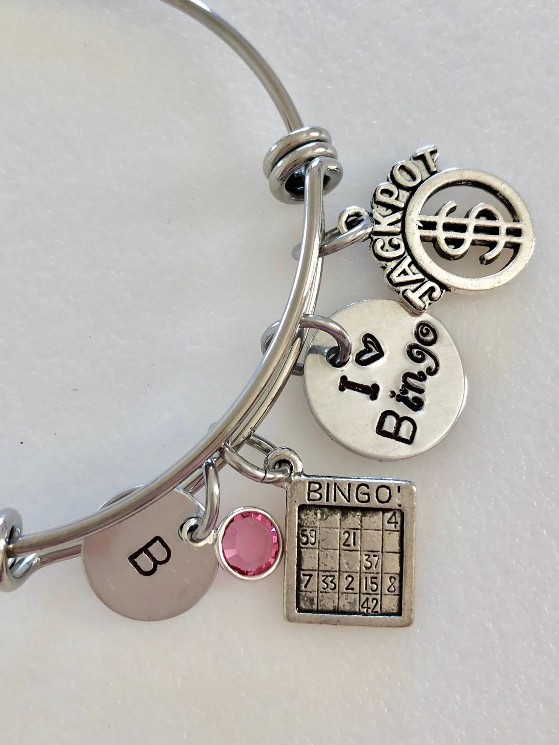 Bingo Bangle Bingo Lover Bingo Grandma Bingo Charm | Etsy