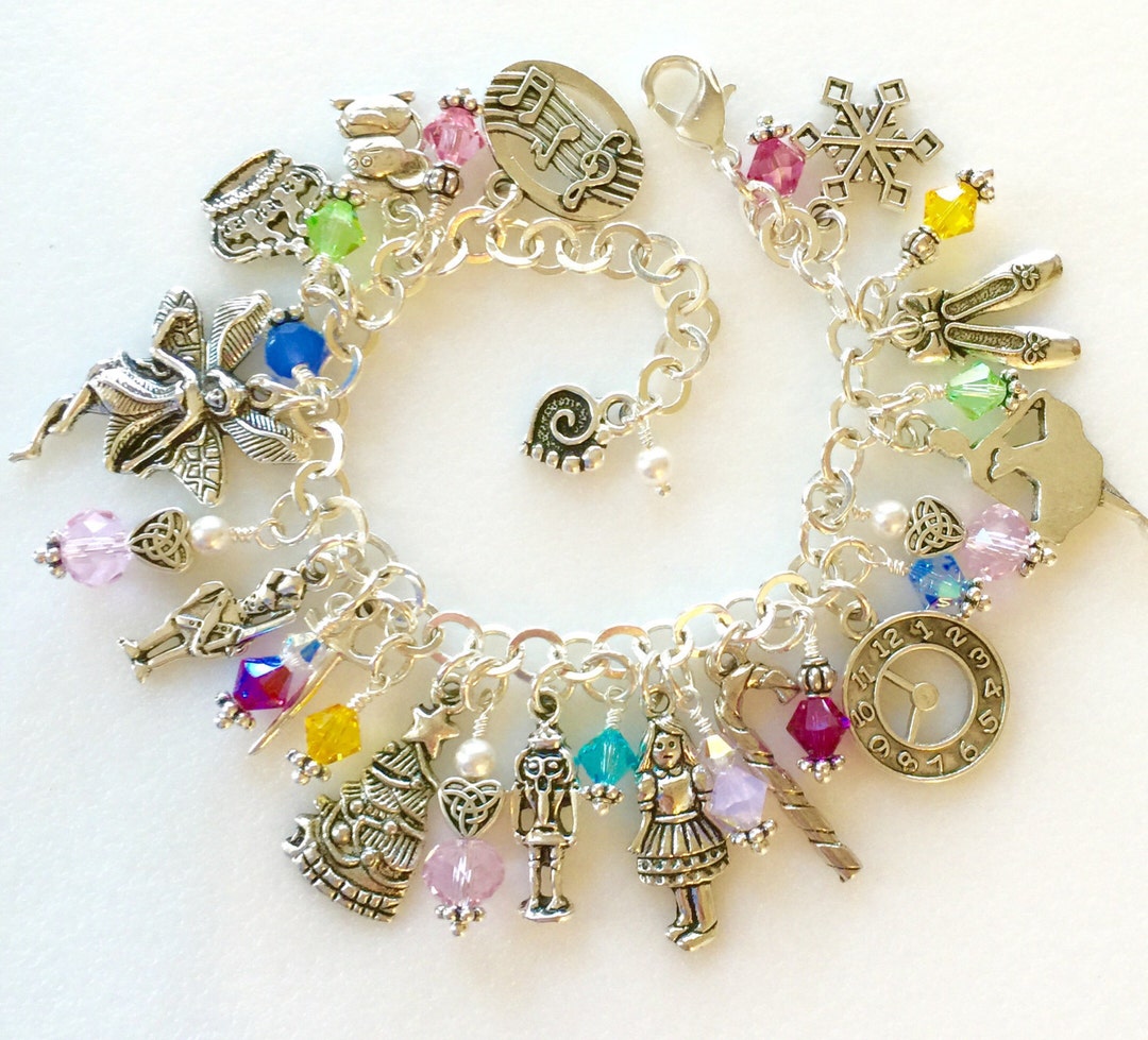 Nutcracker Inspired Charm Bracelet, Christmas Bracelet, Nutcracker ...