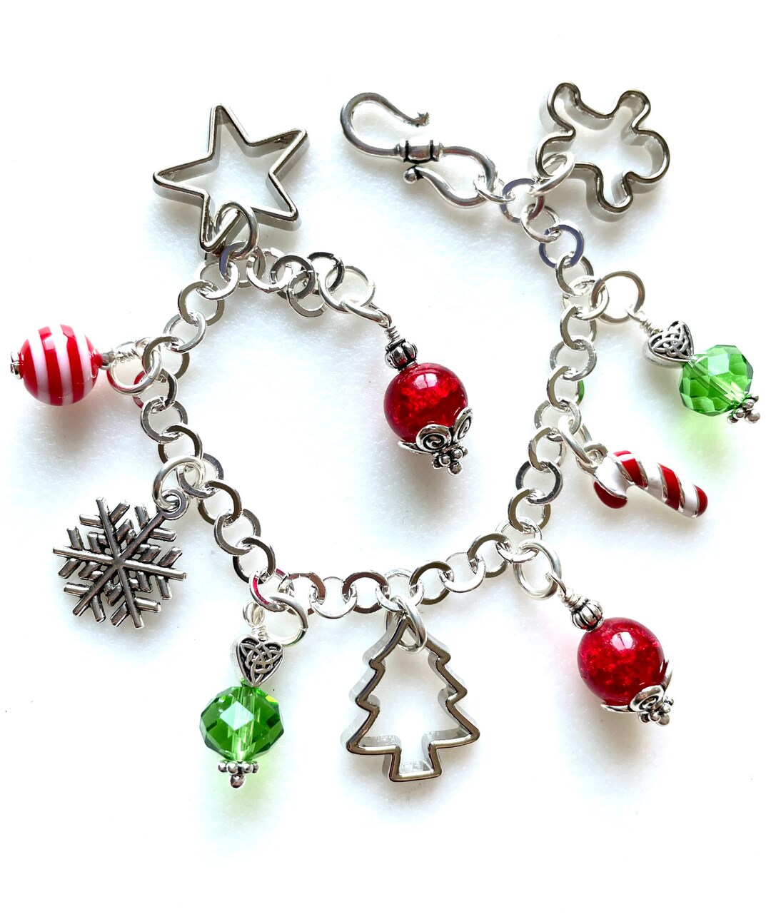 Christmas Cookie Bracelet, Cookie Cutter Bracelet, Making Cookies ...