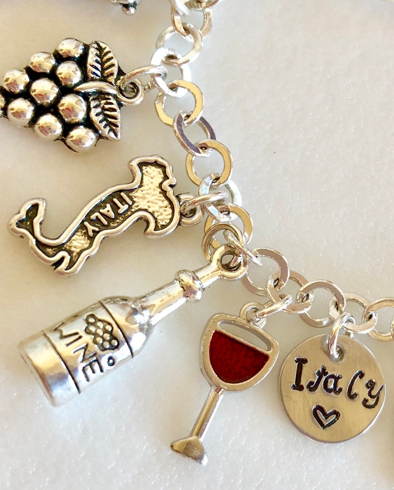 Italy Charm Bracelet Italy Trip Italian Vacation Venice - Etsy