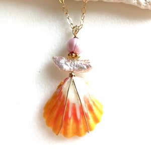 Large Sunrise Shell Necklace, Hawaiian Sunrise Shell, Shell Necklace ...