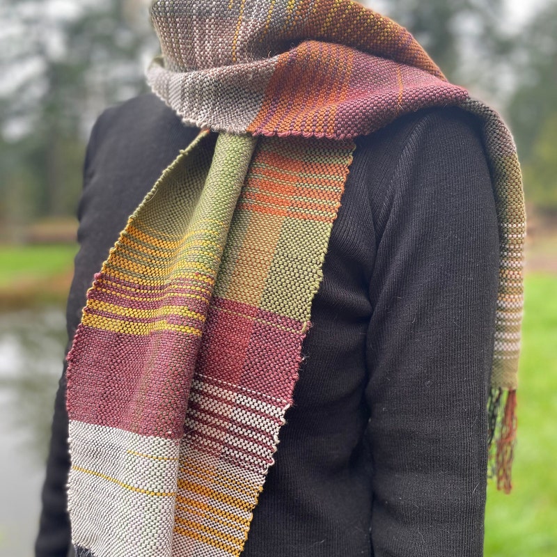 Hand Woven Scarf - Etsy