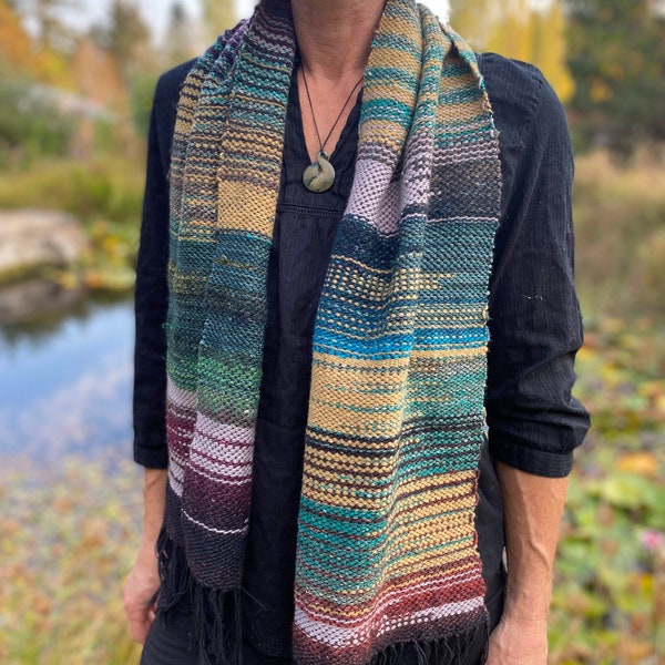 Hand Woven Scarf - Etsy