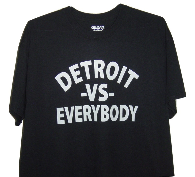 Detroit Funny T/shirt detroit VS Everybody Eminem Rapper Hot Popular ...