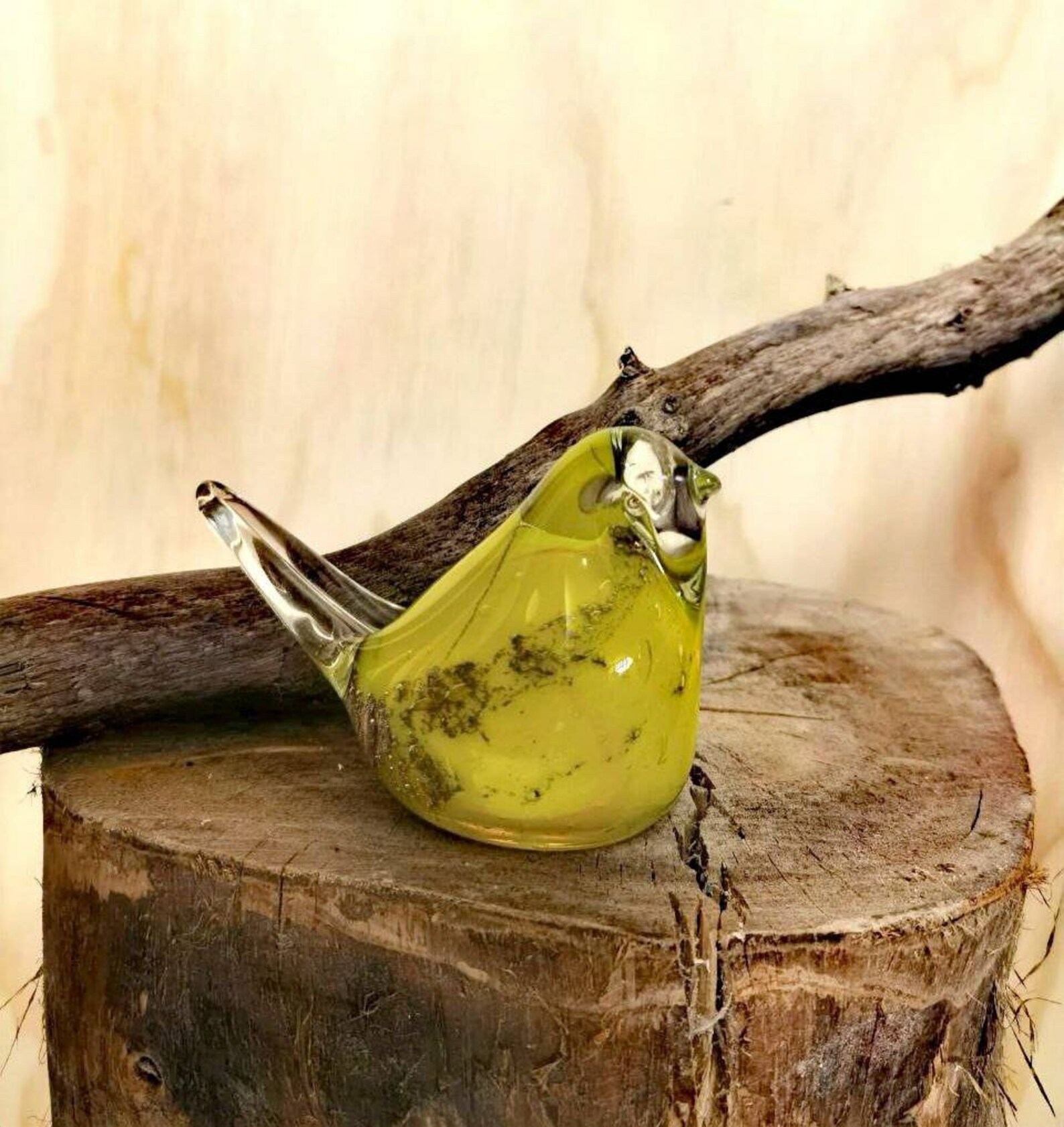 Glass Bird Sculpture Hand Made Murano Glass Italy/ Handmade Glass Bird ...