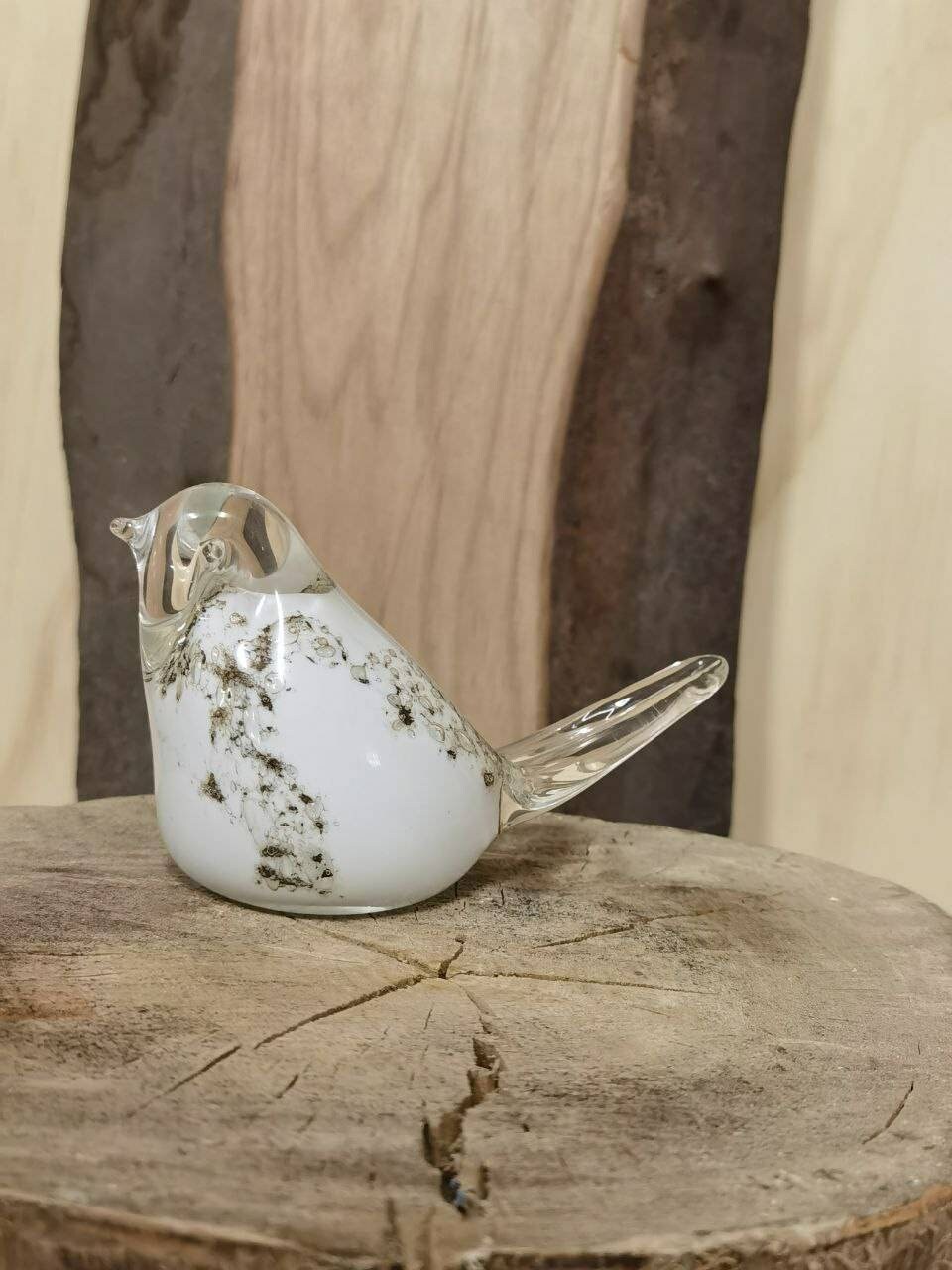 Glass Bird Sculpture Hand Made Murano Glass Italy/ Handmade Glass Bird ...