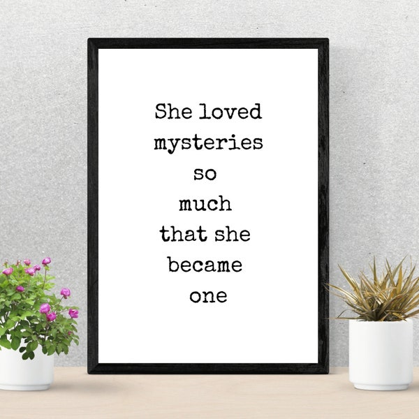 Mystery Quotes - Etsy