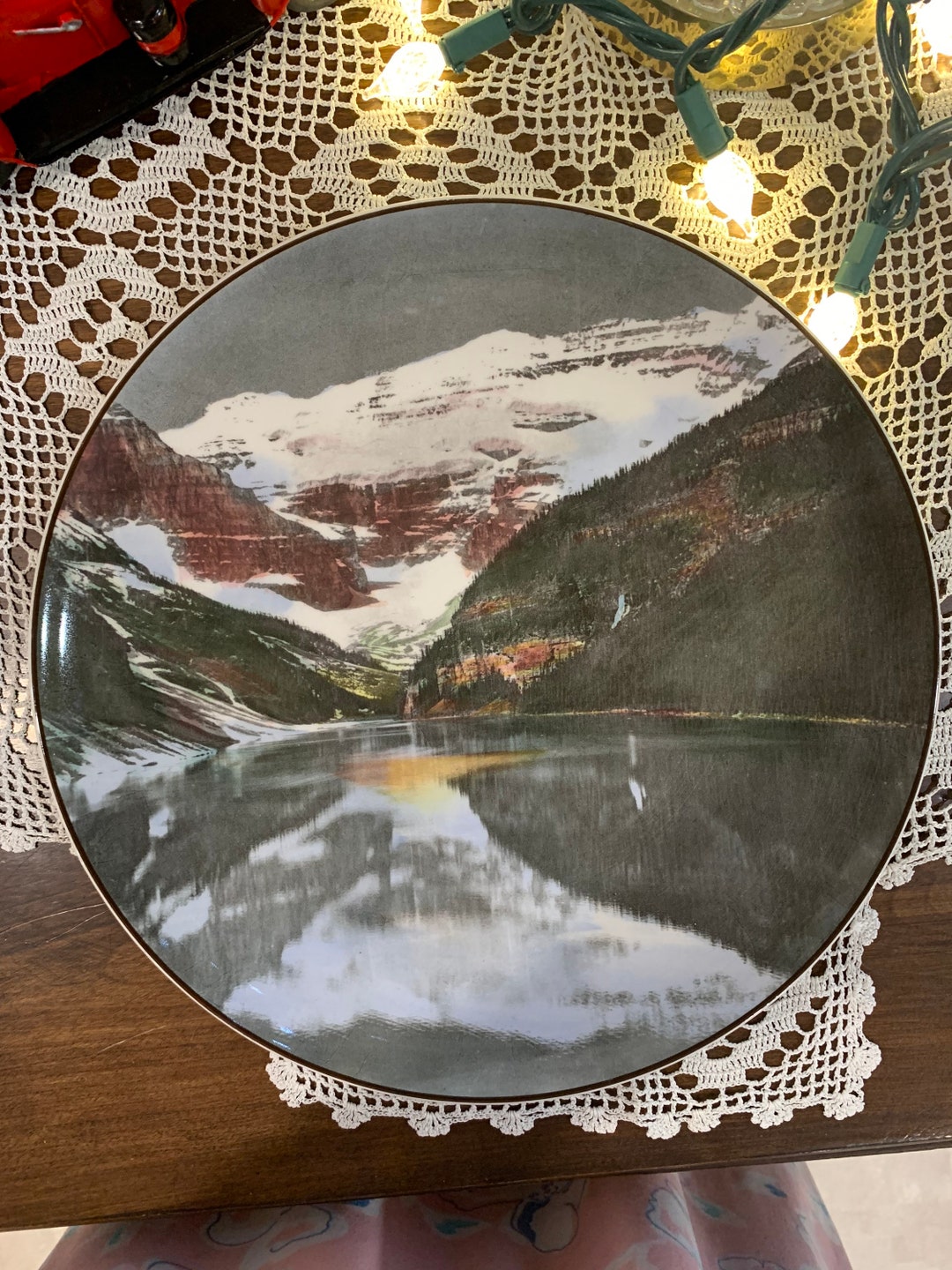 Royal Doulton Lake Louise Victoria Glacier Collector Plate D6474 - Etsy
