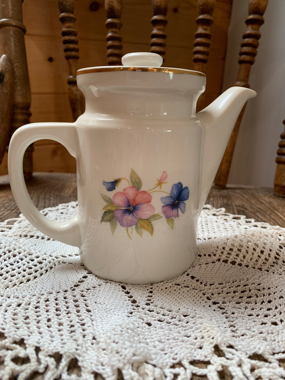 Rare Sadler Windsor Pansy Teapot - Etsy