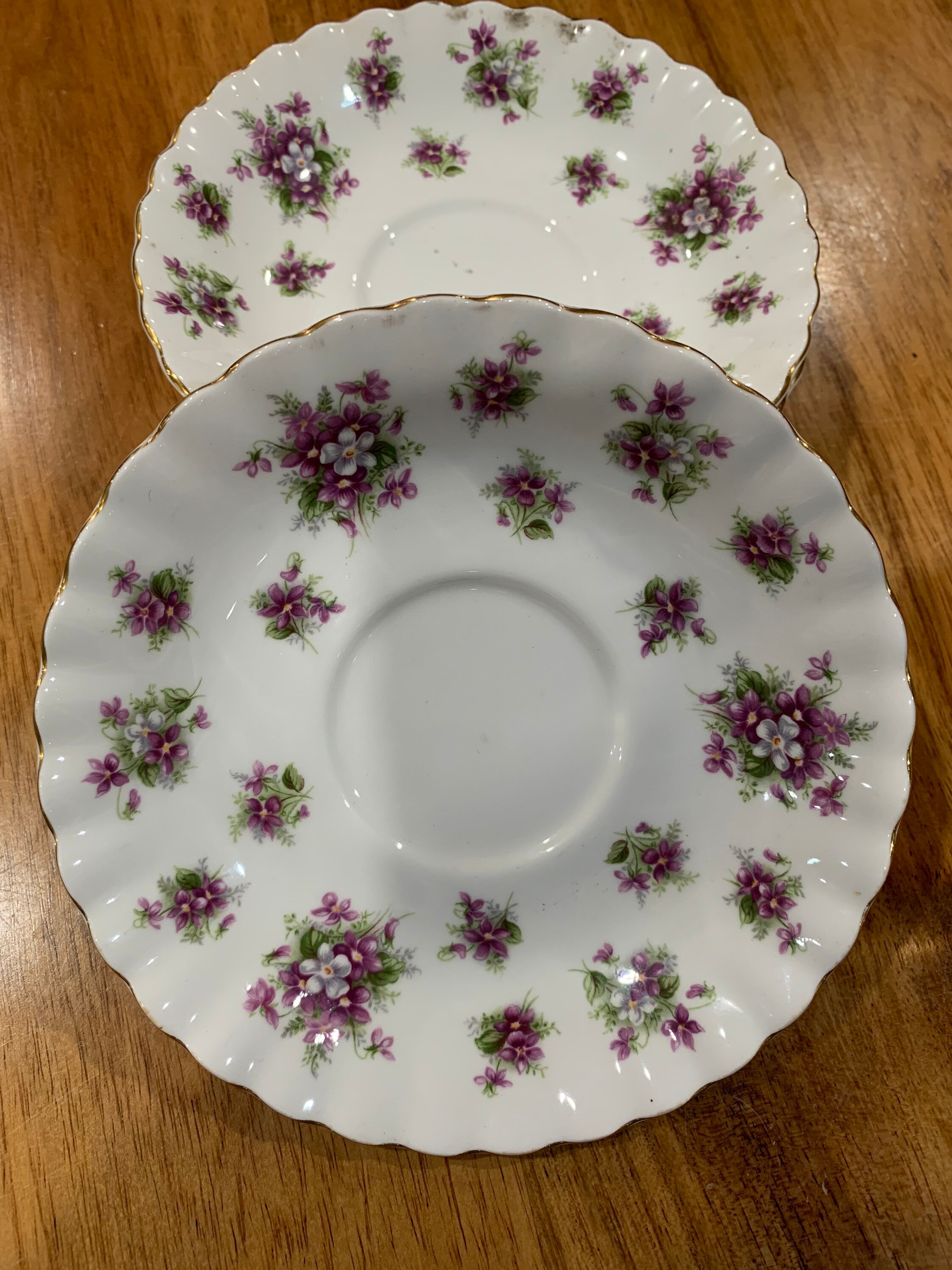 Vintage Royal Albert Sweet Violets Orphan Saucer - Etsy UK