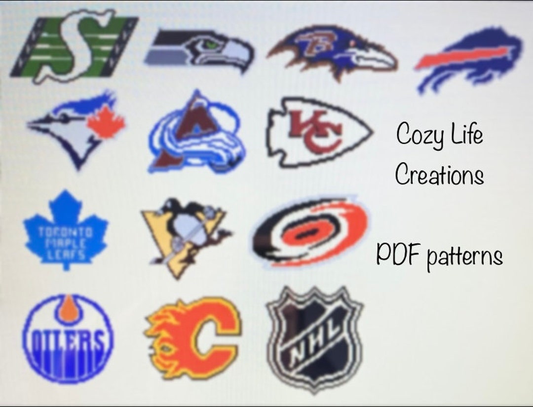 Crossstitch Sports Logo Pattern * Crossstitch Pdf *ornaments * Edmonton ...