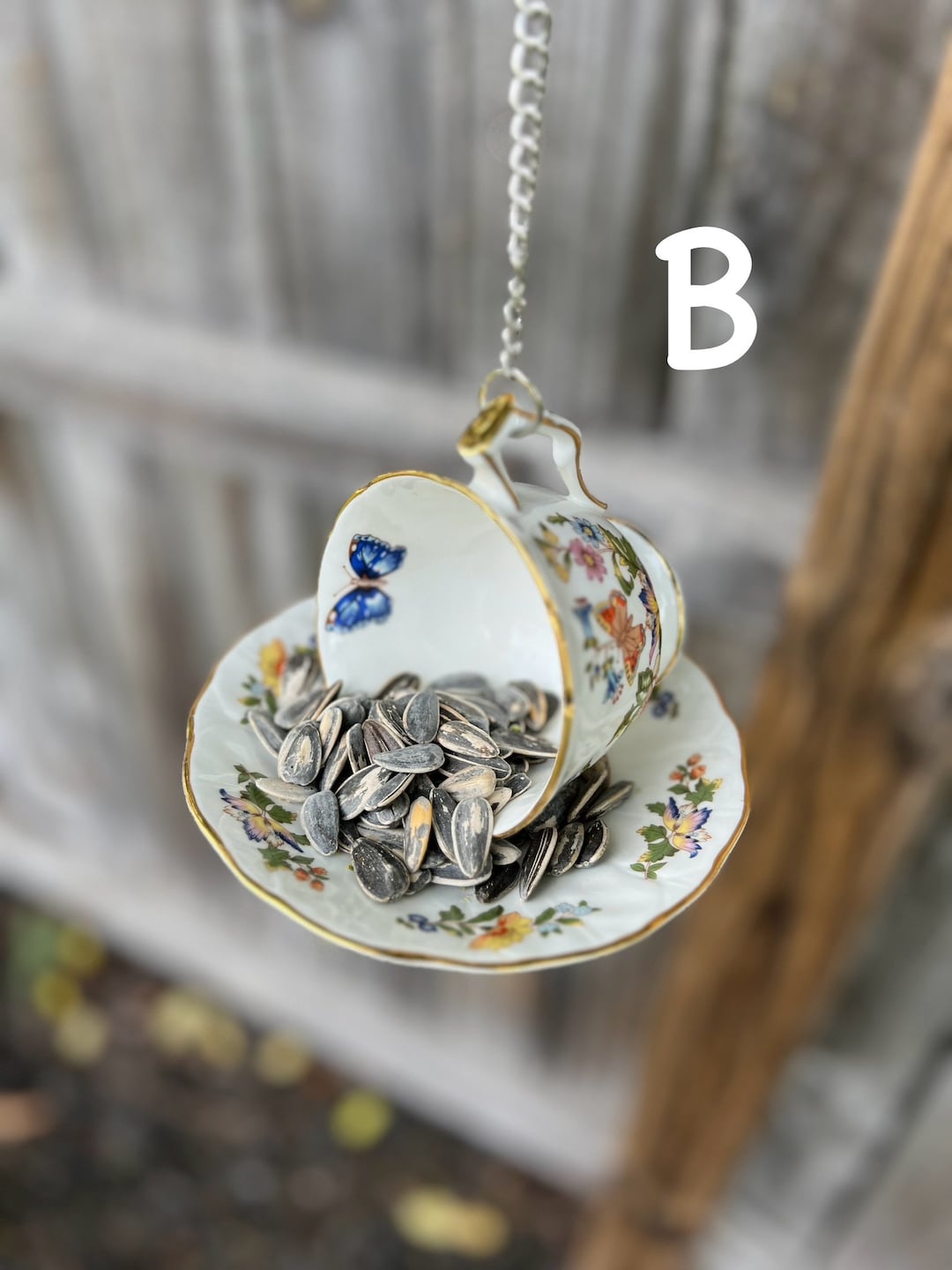 Teacup & Saucer Bird Feeder - Etsy