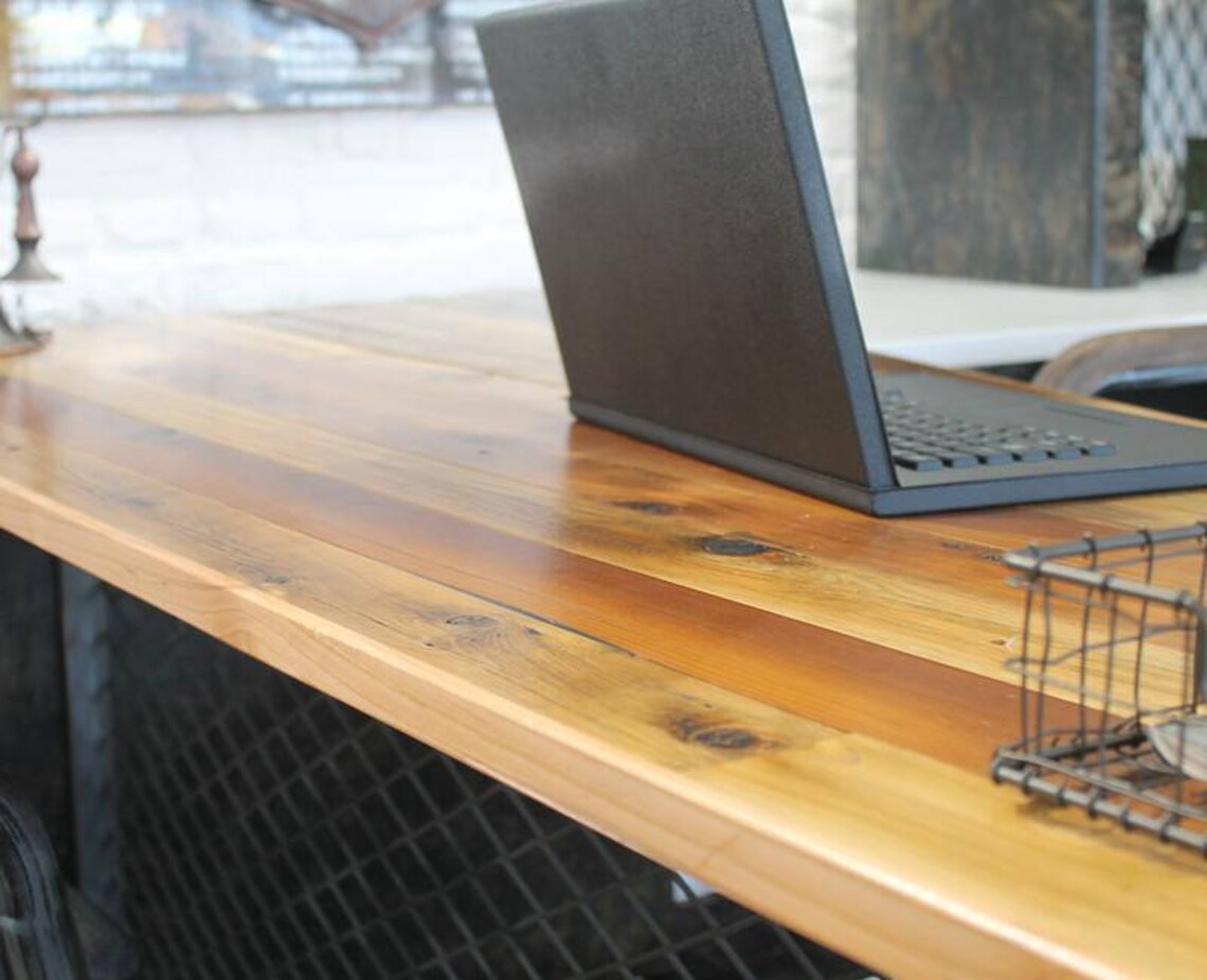 RECLAIMED WOOD WORKSTATION - Etsy