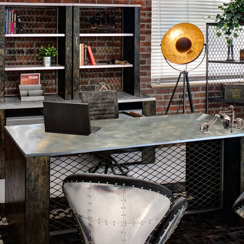 Urban-industrial Executive Desk - Etsy