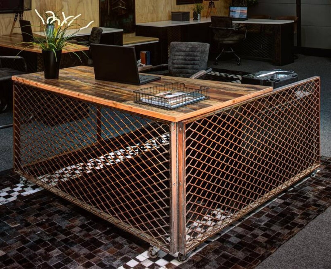 SECRETARY INDUSTRIAL WORKSTATION - Etsy