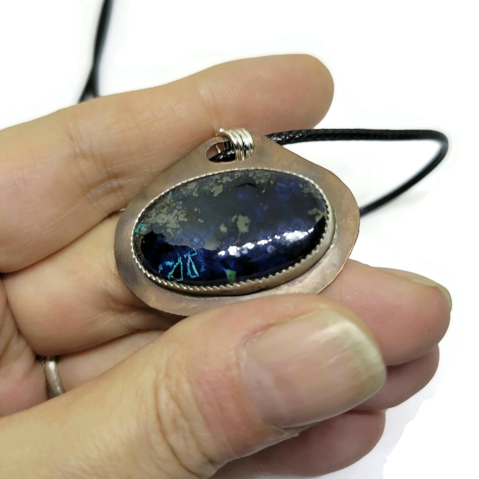 One of a Kind Azurite Gemstone Pendant Ready to Ship Mixed | Etsy