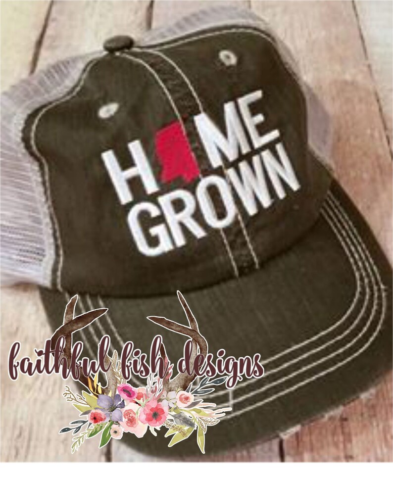 Mississippi Home Grown Cap Design Hometown Pride Mississippi | Etsy
