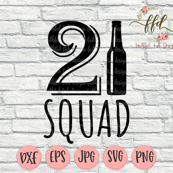 21st Birthday Svg - Etsy