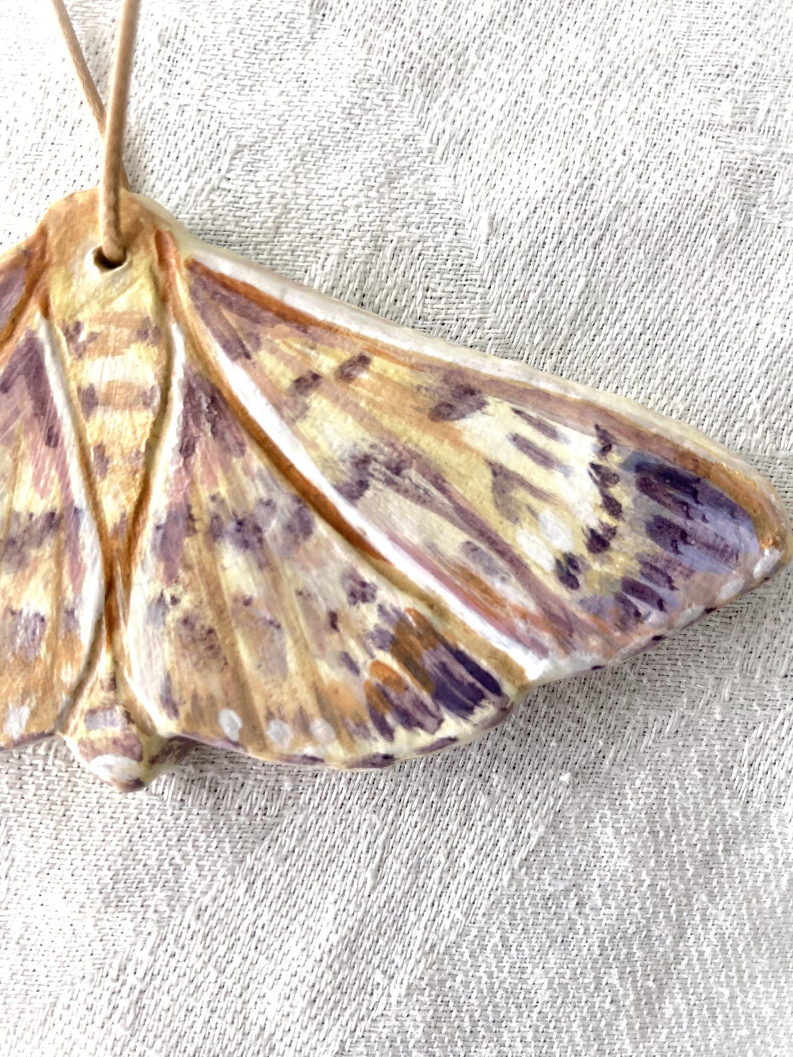 Painted Clay Moth Christmas Ornament and Wall Hanging - Etsy