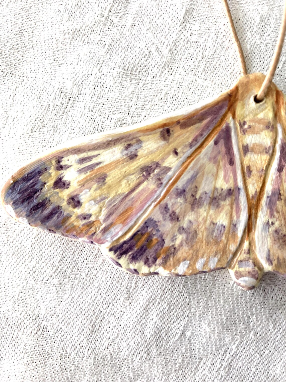 Painted Clay Moth Christmas Ornament and Wall Hanging - Etsy