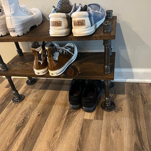 9.25” Depth Industrial Shoe Rack, Shoe Storage, Shoe Rack, Entryway ...