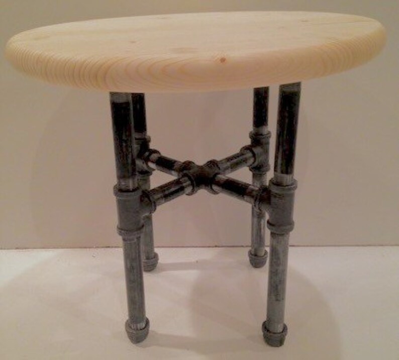 Industrial Pipe Foot Stool PICK YOUR STAIN - Etsy