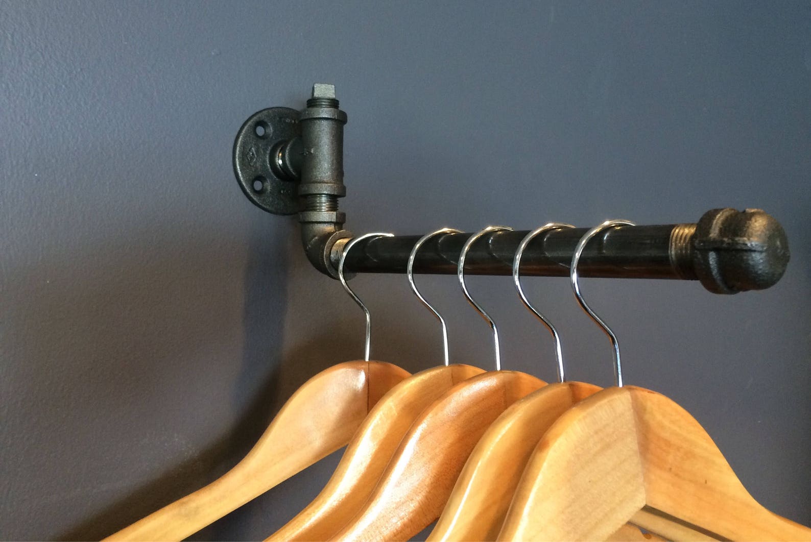 Urban Industrial 8 10 & 12 Pipe Wall Rack - Etsy