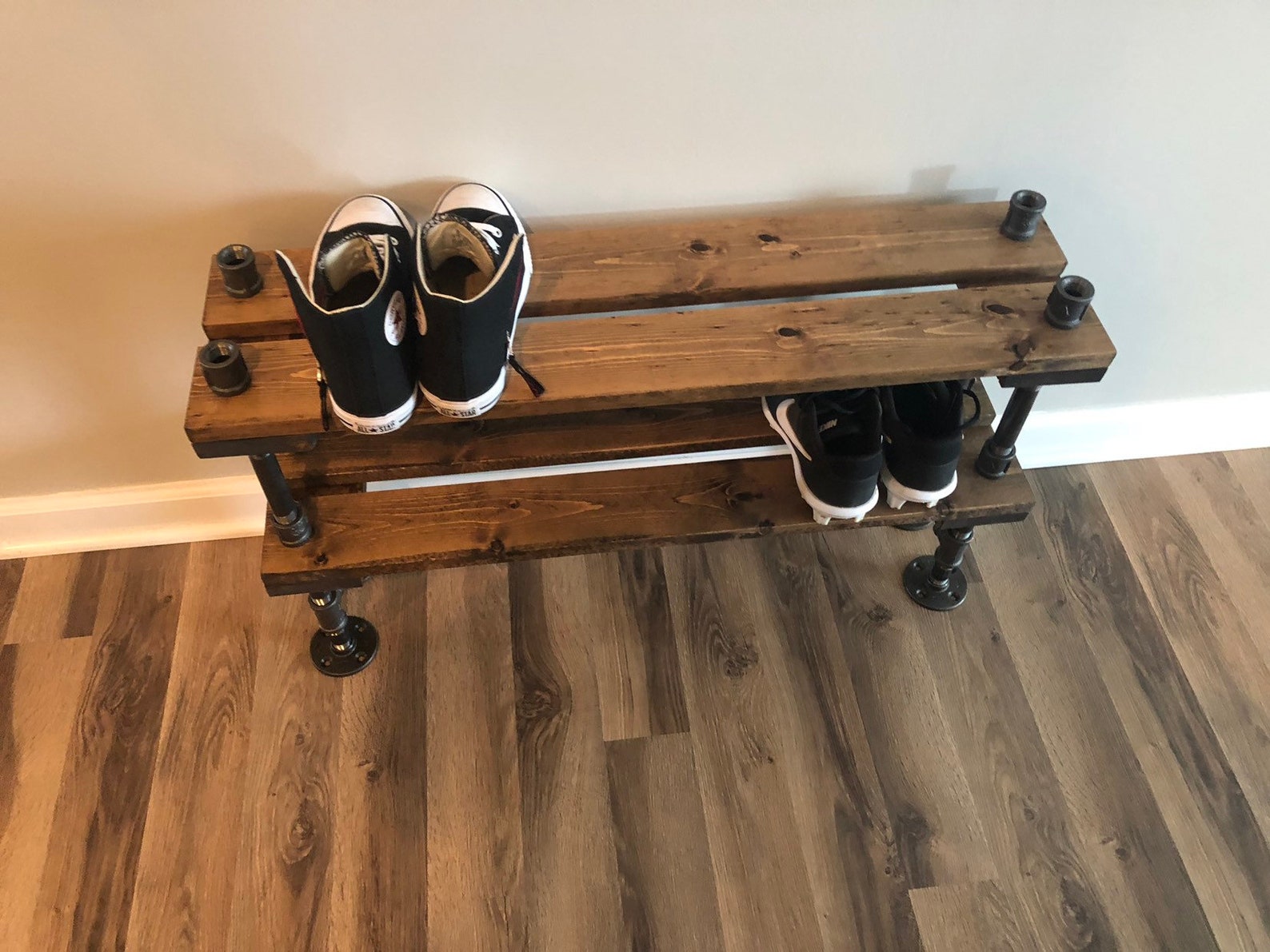 8 Depth Industrial Shoe Rack, Shoe Storage, Shoe Rack, Entryway Shoe ...