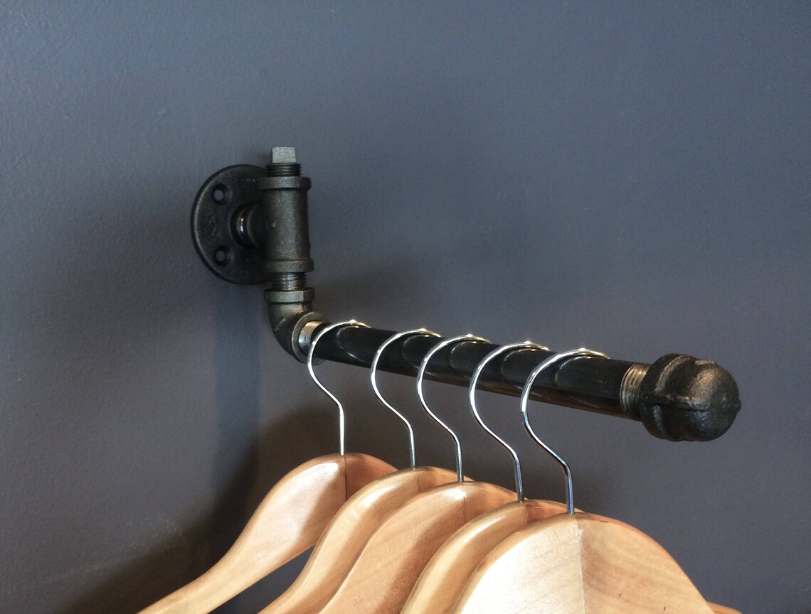 Urban Industrial 8 10 & 12 Pipe Wall Rack - Etsy