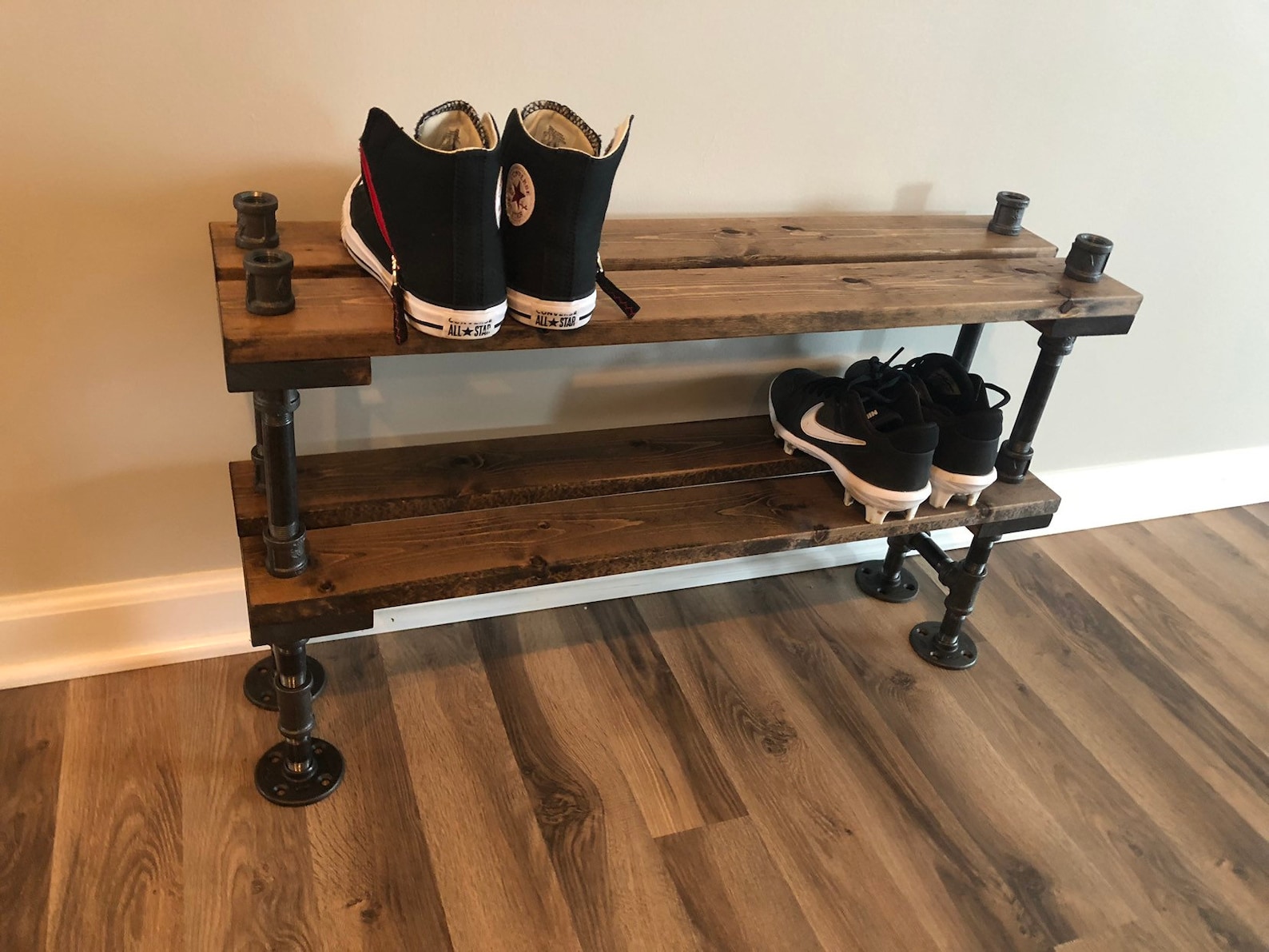 8 Depth Industrial Shoe Rack, Shoe Storage, Shoe Rack, Entryway Shoe ...