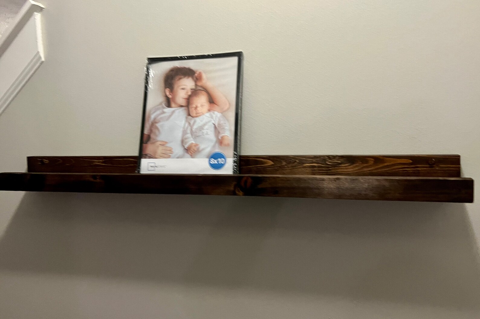 Rustic Floating Ledge Shelf Photo Ledge Book Ledge Floating Shelves ...