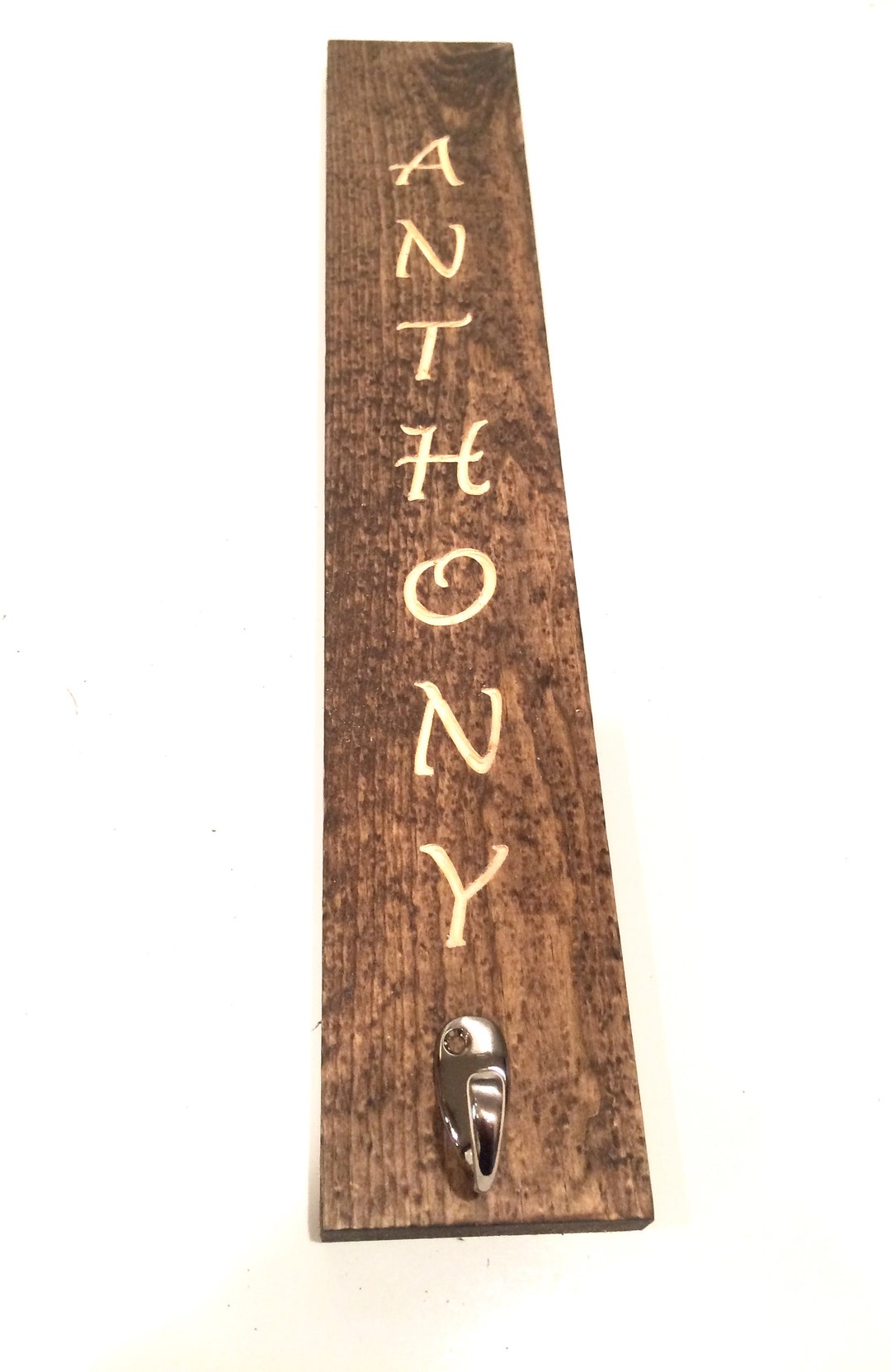 Personalized Wall Mount Sign With Hook carvedpick Your Own - Etsy