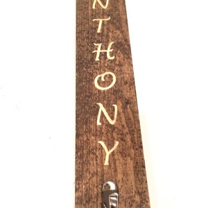 Personalized Wall Mount Sign With Hook carvedpick Your Own - Etsy