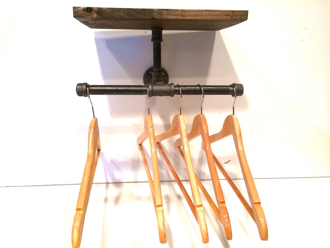 Clothing Rack, Pipe Rack, Rustic Laundry Rack Sign With a Touch ...