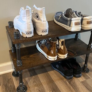 9.25” Depth Industrial Shoe Rack, Shoe Storage, Shoe Rack, Entryway ...