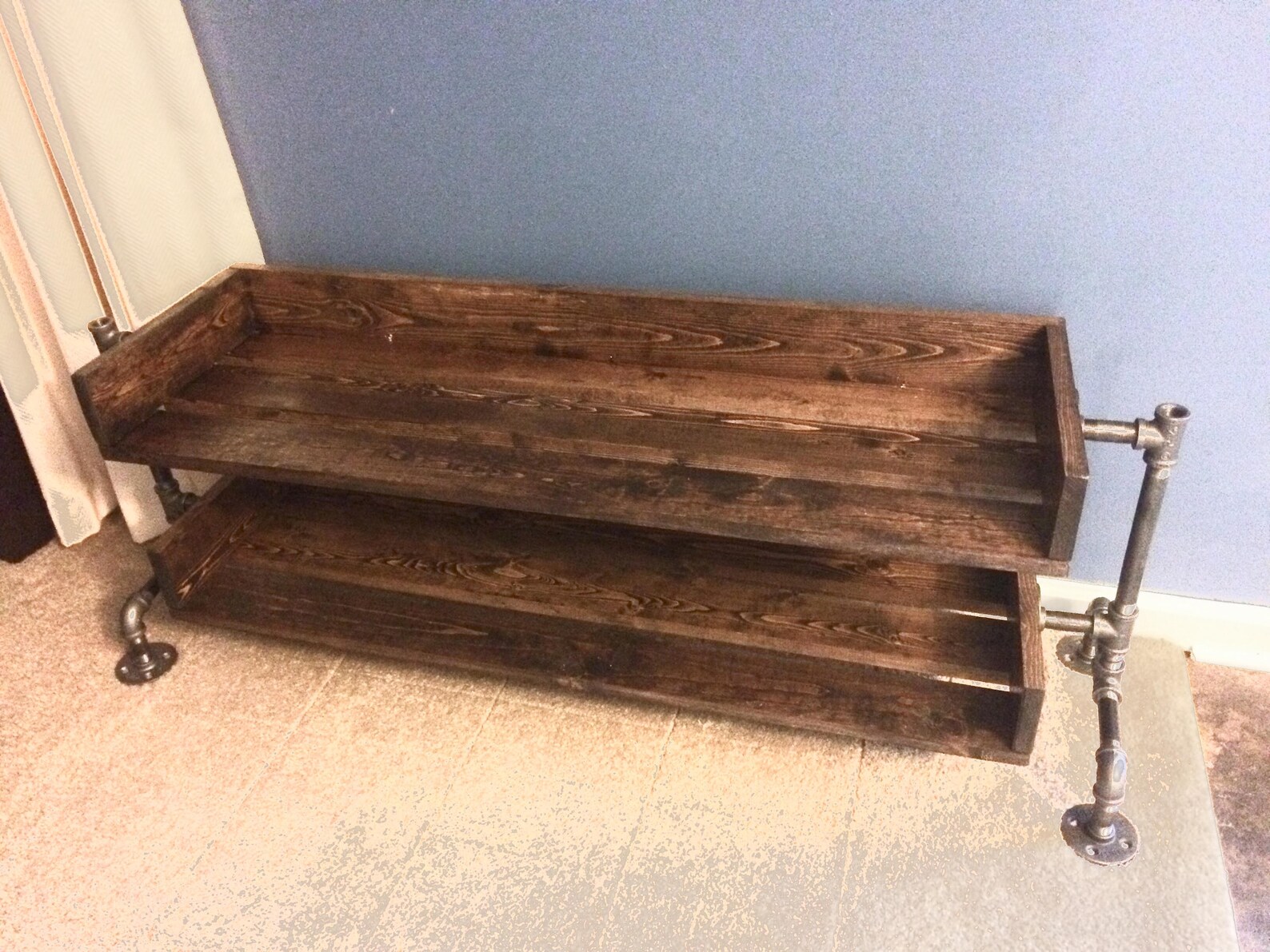 Industrial Shoe Rack, Shoe Storage, Shoe Rack, Entryway Shoe Organizer ...